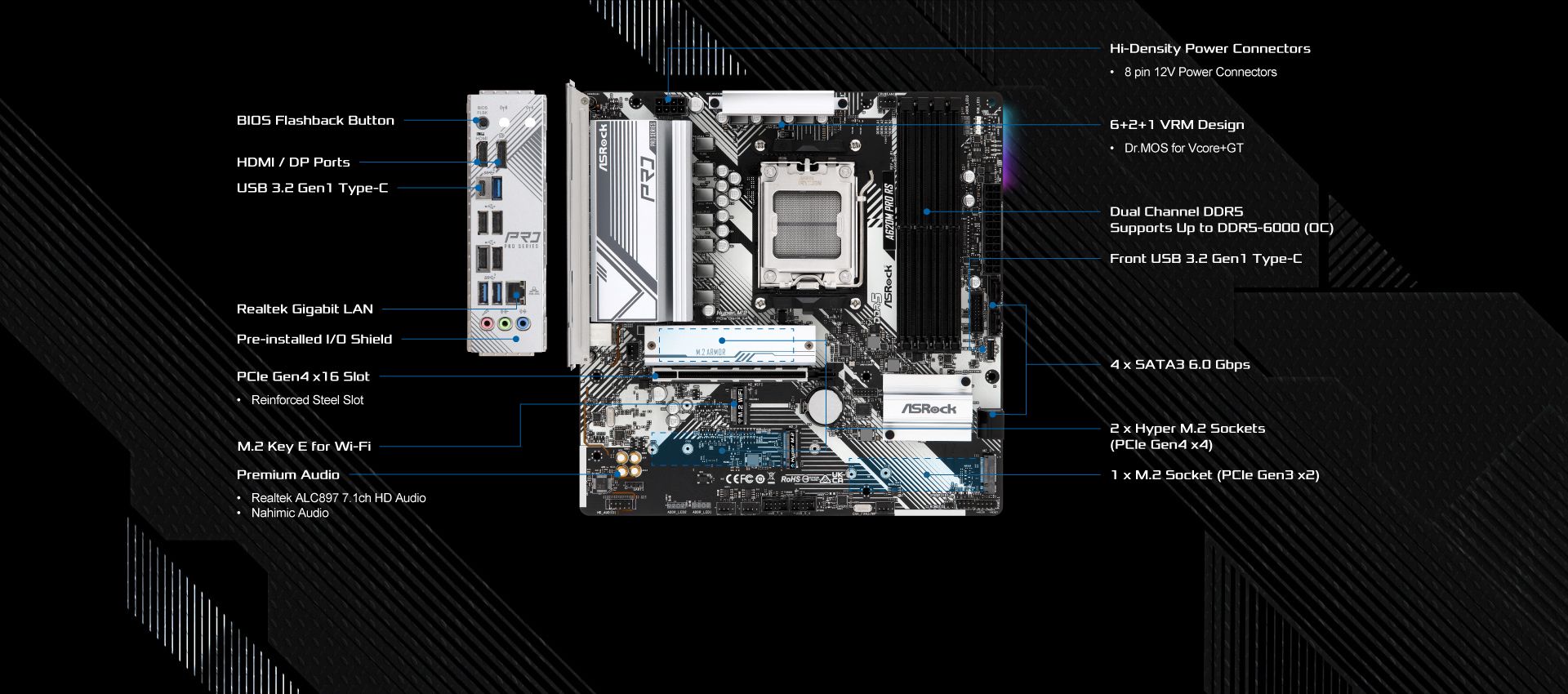 ASRock > A620M Pro RS